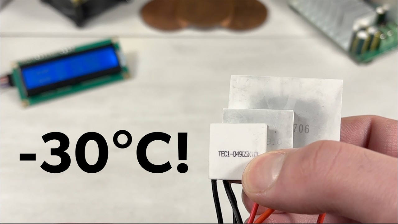 Stacking Mini Thermoelectric Peltier Modules