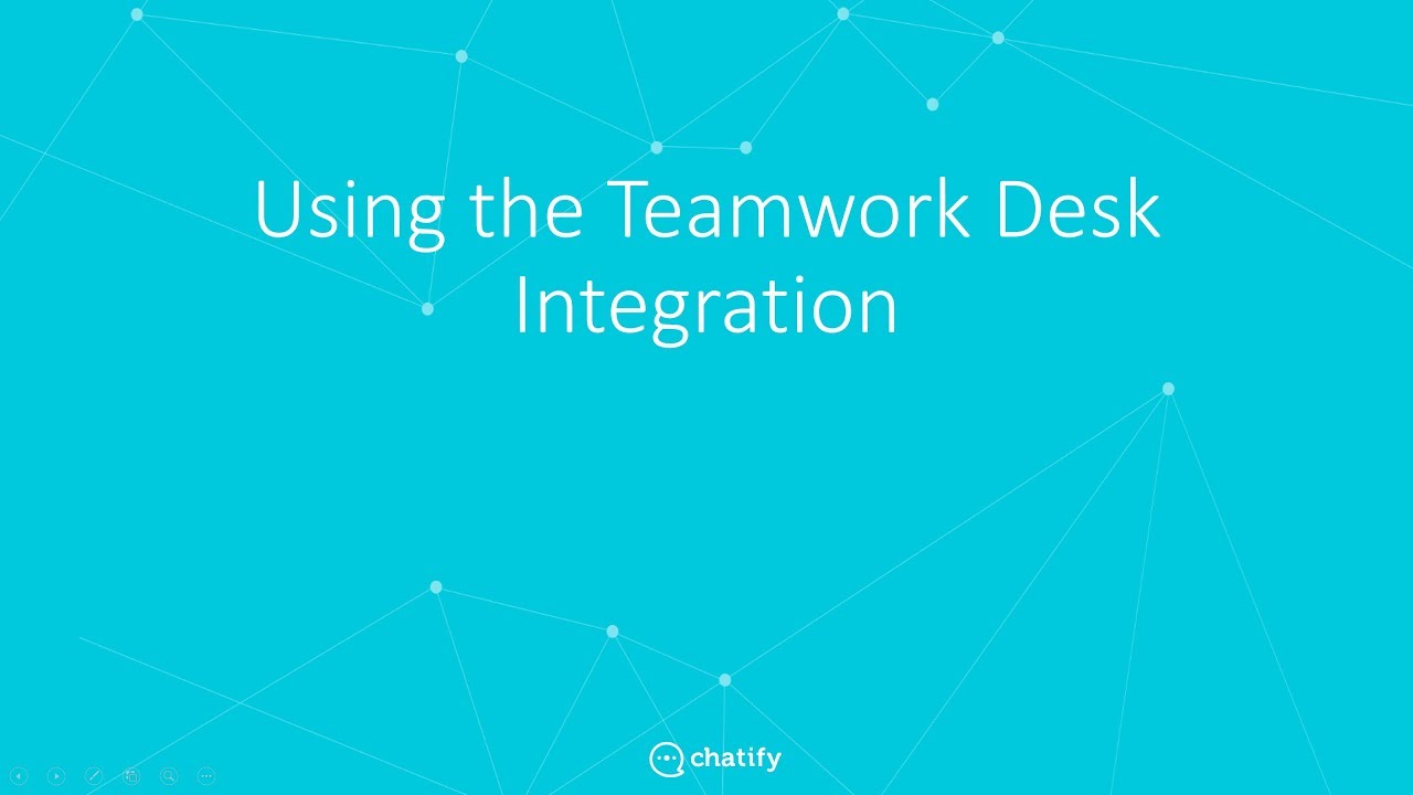 Chatify - Using the Teamwork Desk Integration