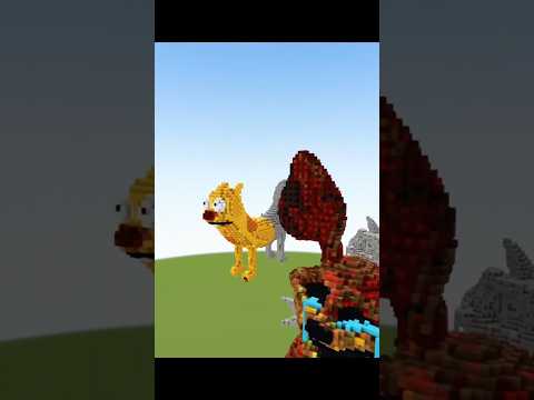 DogDay, DogDoctor, Catnap, CatDog Statue 12 Timelapse Build | Poppy Playtime Chapter 3 #shorts