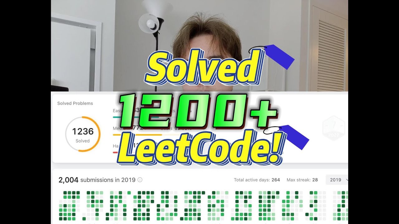solved 1200+ LeetCode problems