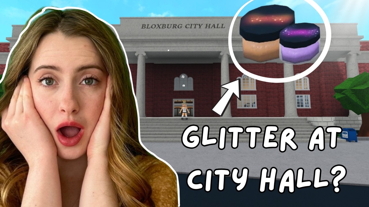 There's GLITTER AT CITY HALL?! | Roblox Bloxburg Daily Tasks