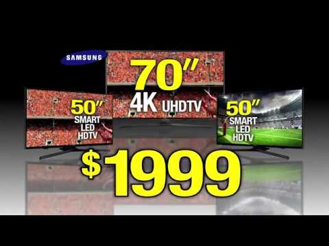 70" PLUS two 50" for just $1999!