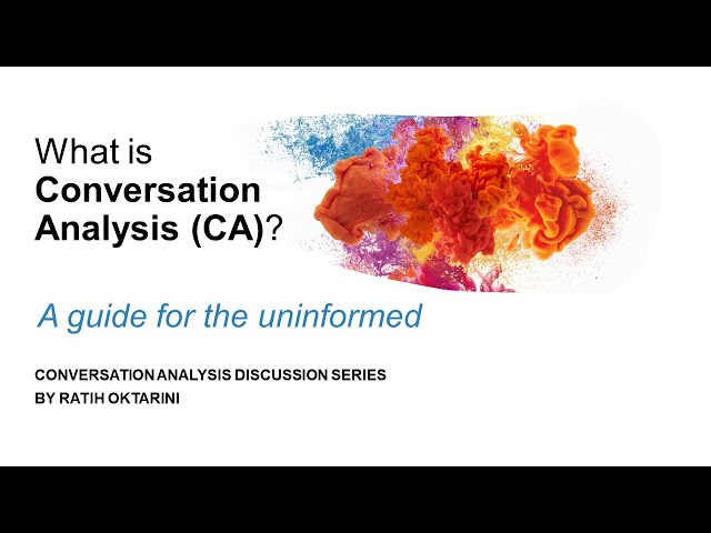 Understanding Conversation Analysis: A Comprehensive Beginner's Guide | Galaxy.ai | Galaxy.ai