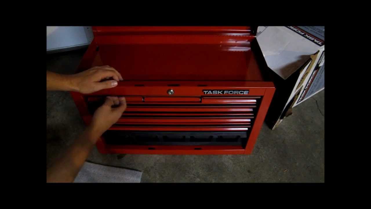 Quick look at Task Force 26-in Steel Tool Chest from Lowes