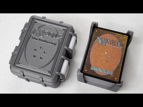 Magic The Gathering Rugged Card Box by Reavenk - Thingiverse