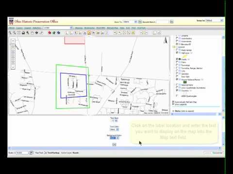 Using the Free Version of the OHPO Online Mapping System to Create Maps For the Project Summary Form