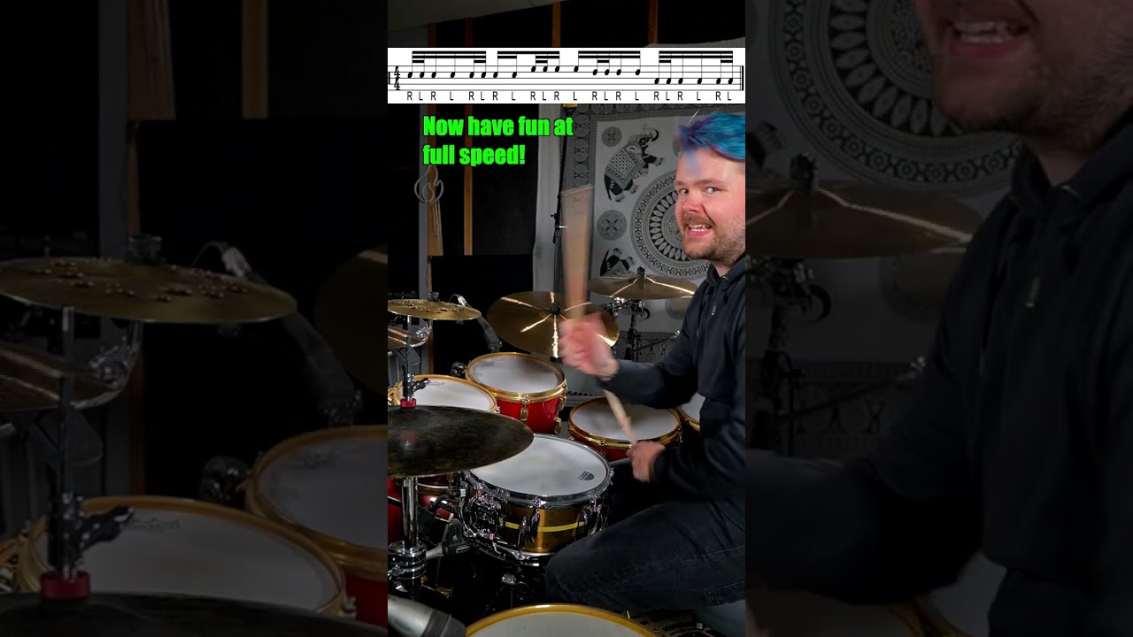 How to master the Herta drum fill! 🔥 (Herta Drum Rudiment)
