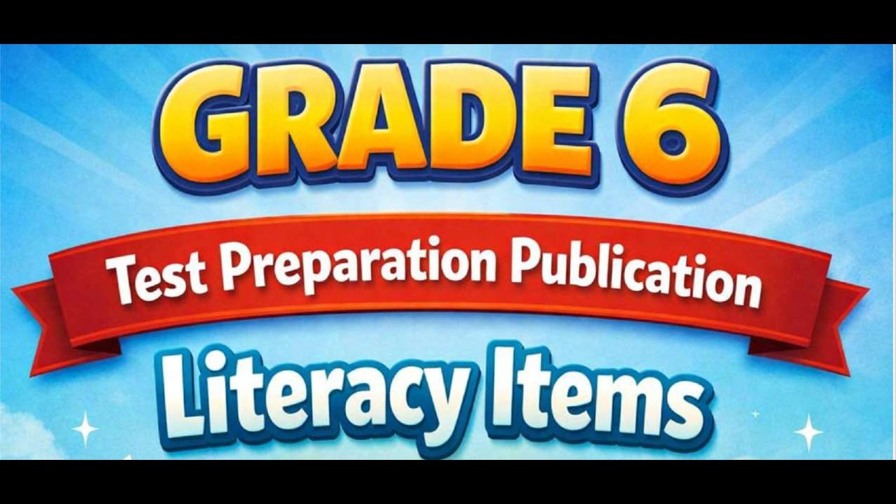 Literacy Test Grade 6 PEP 2026