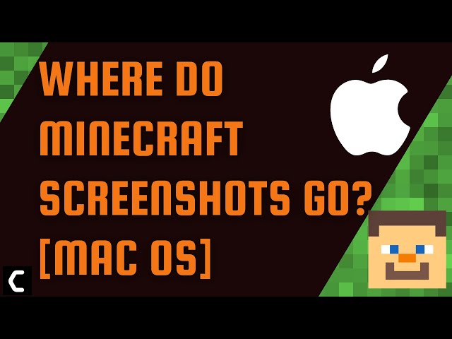 How to find screenshots in Minecraft on Mac