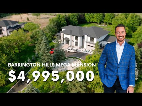 Touring a $4,995,000 Mega Mansion In Barrington Hills, Illinois