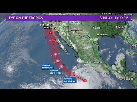 Tropical Storm Hilary forms off Mexico's southern Pacific coast