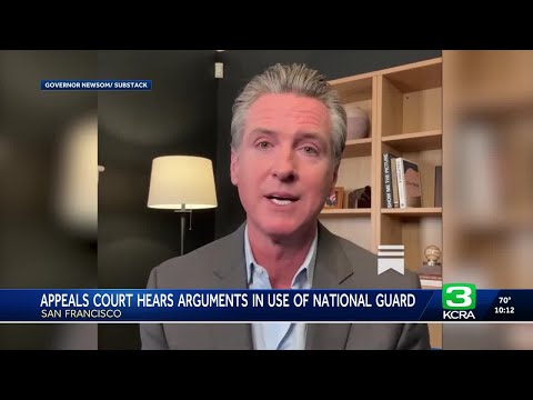 Federal court hears arguments in case about National Guard in Los Angeles
