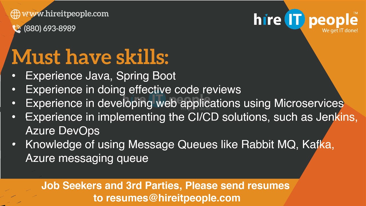 Lead Java Developer Jobs, WASHINGTON, DC | Job ID 31150 |