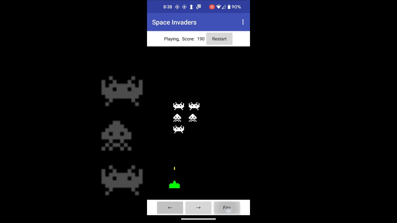 Space Invaders Game Demo | Built Using MIT App Inventor + JavaScript
