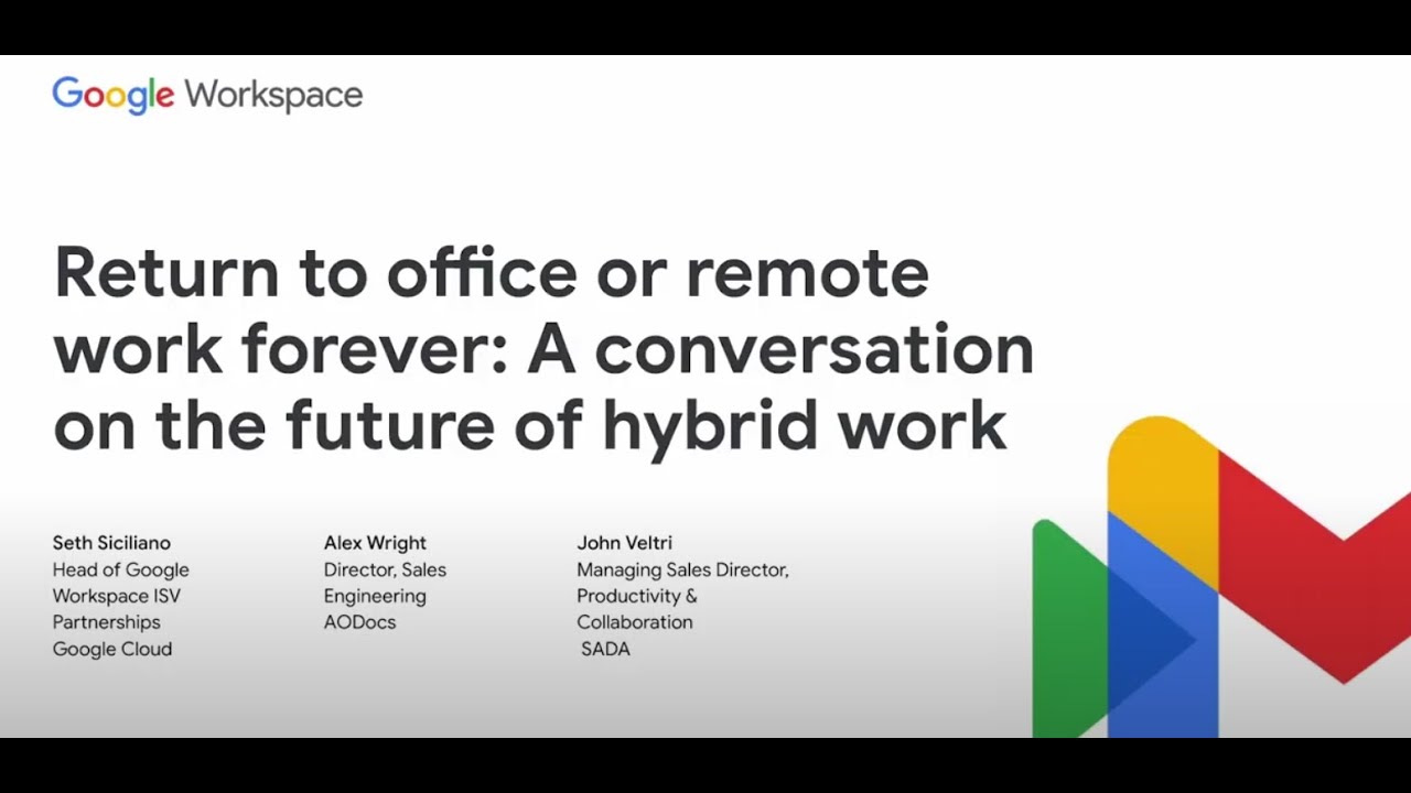 Return to office or remote work forever: A conversation on the future of hybrid work