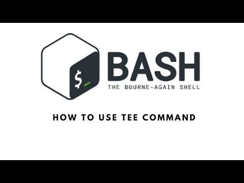 How to use Tee command in Linux