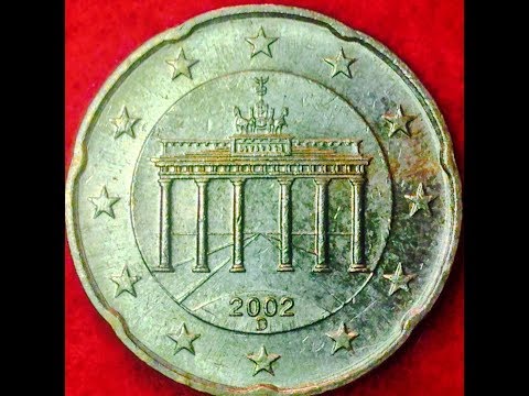 Germany 20 Euro Cents 2002 Nordic Gold