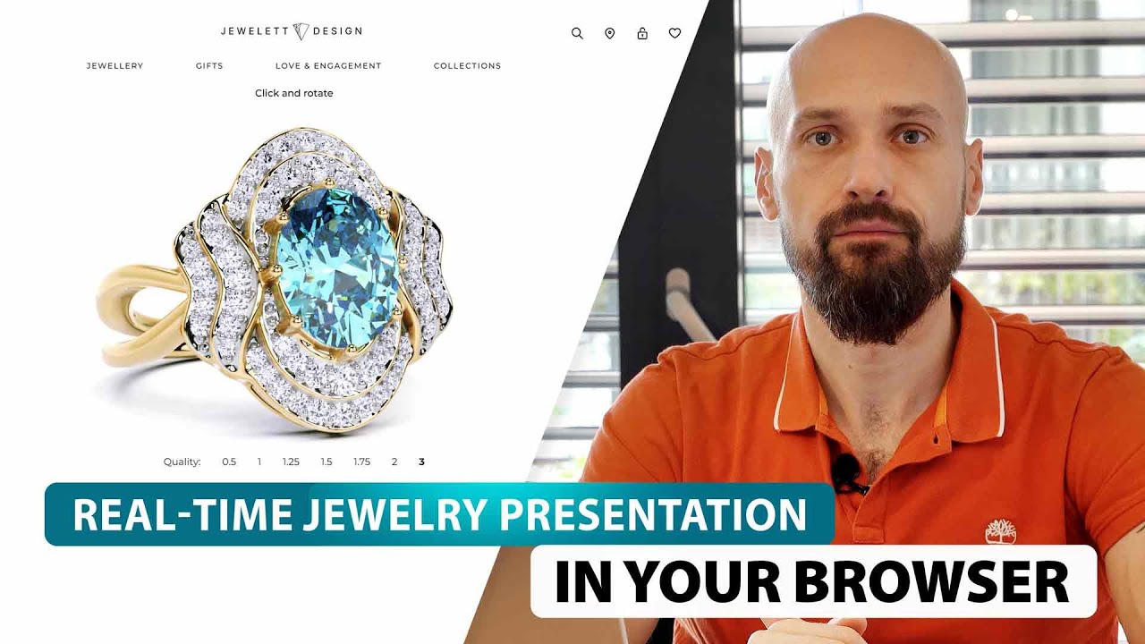 Real-Time Jewelry Web Render