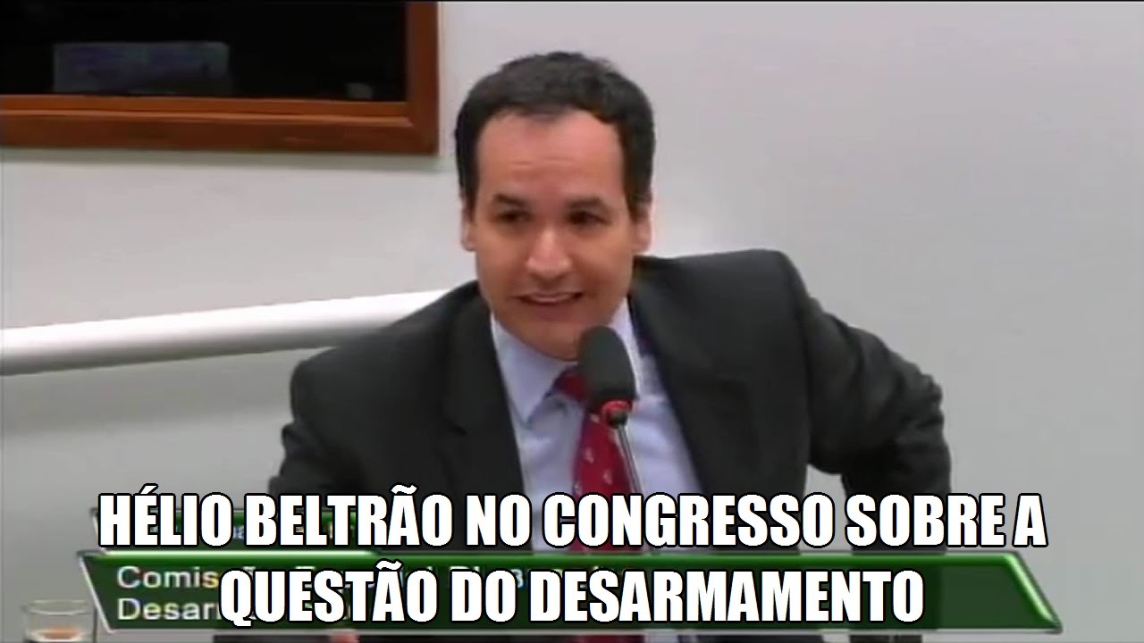 Hélio Beltrão fala no congresso sobre a questão do desarmamento