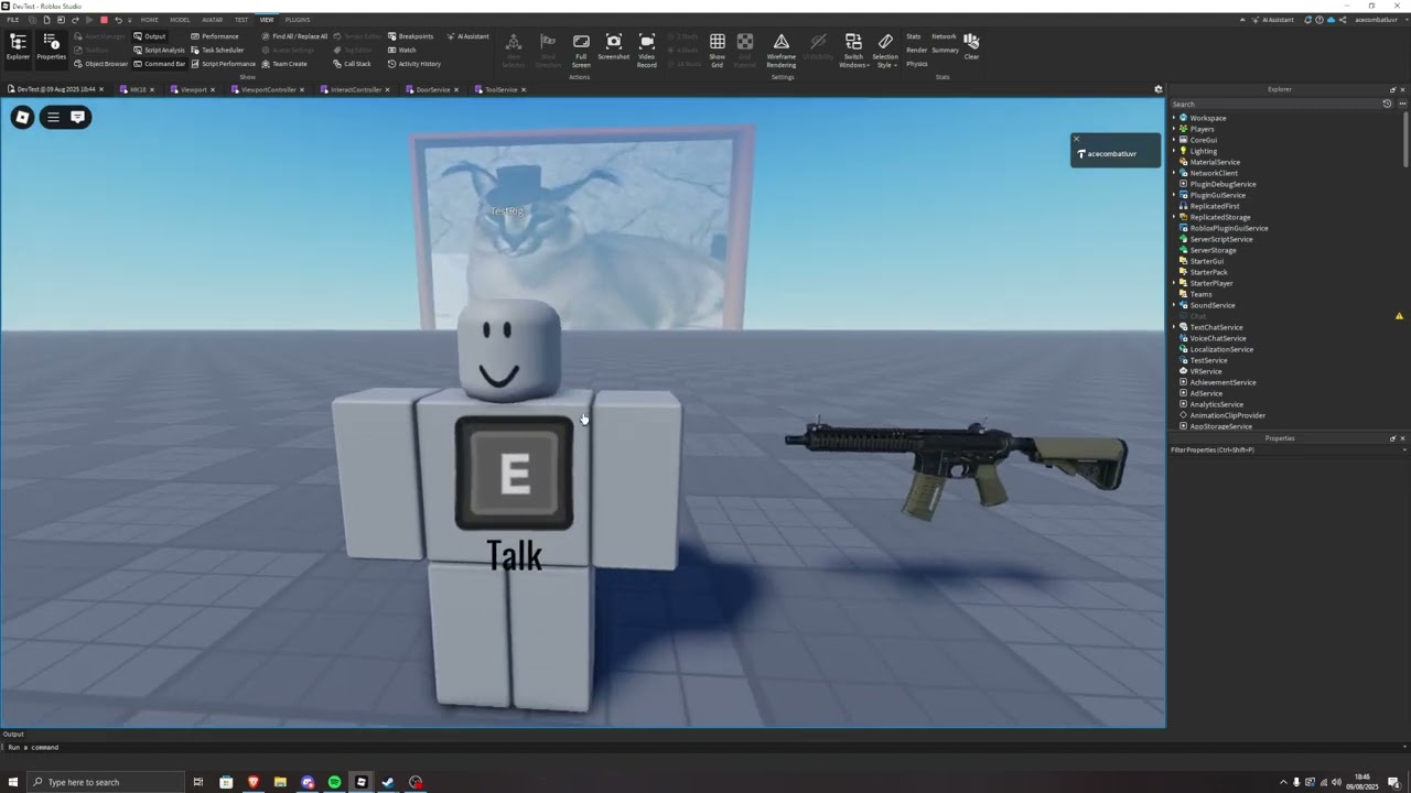 Roblox - Modular Interaction System