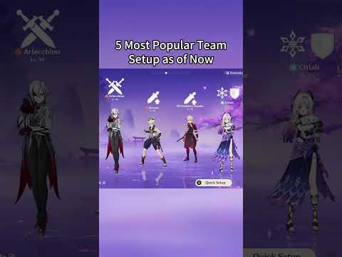 popular team setup #genshinnow #genshin #Genshinimpact #genshintips