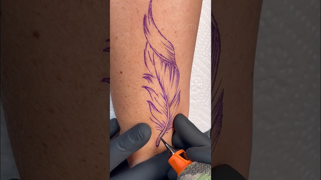 5RL Feather tattoo