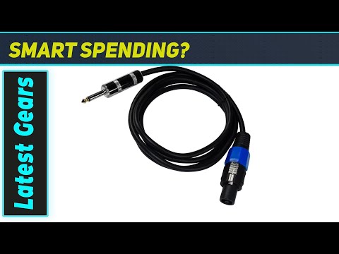 HQRP Speakon to 1/4" Cable: Essential for Hartke Bass Gear