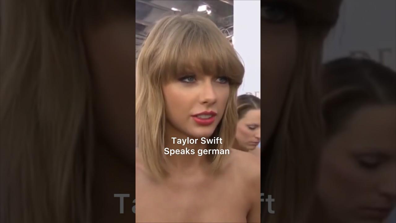Taylor Swift Speaks german