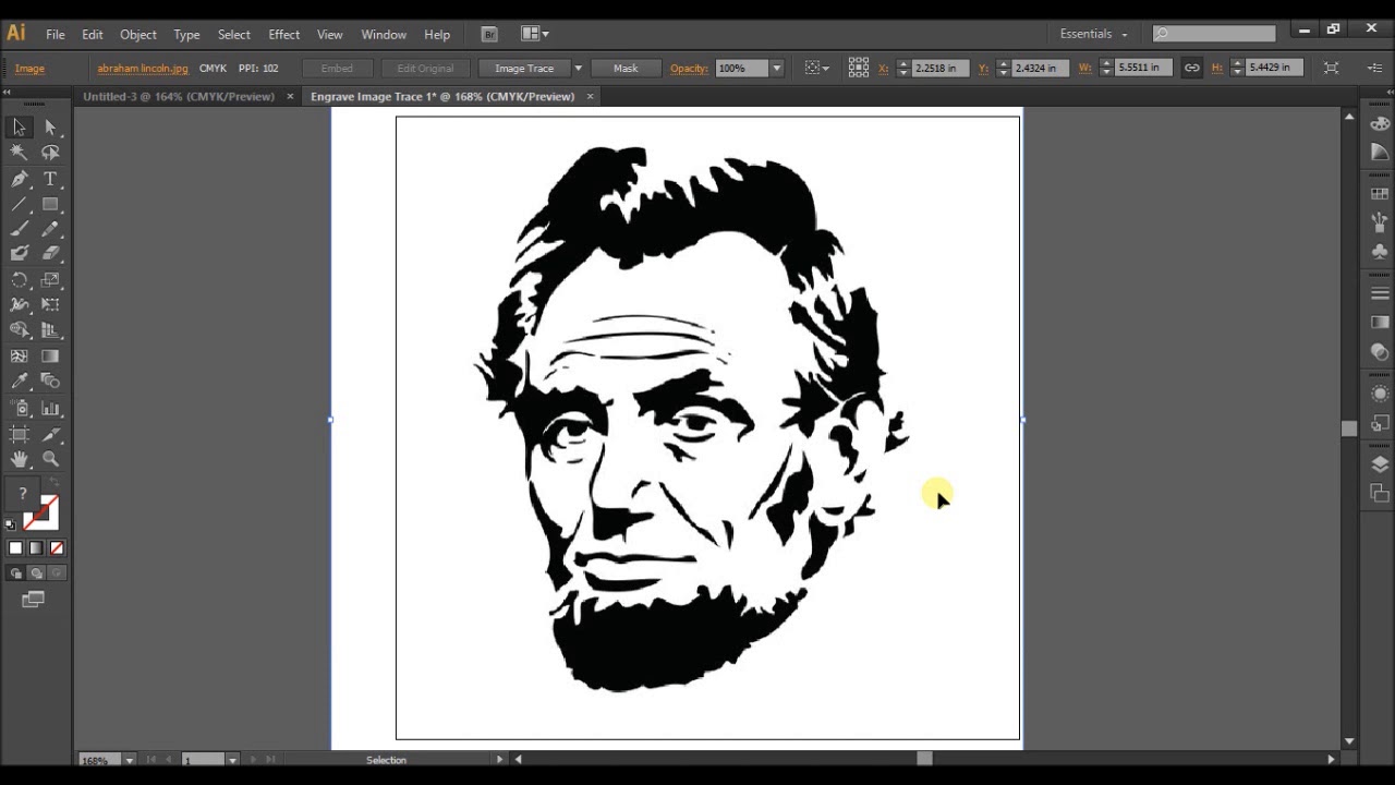 Adobe Illustrator Tutorial: Prep Image for Engraving Image Trace