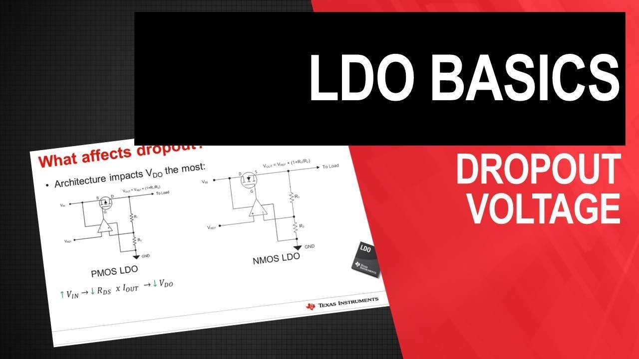 LDO basics: Dropout voltage