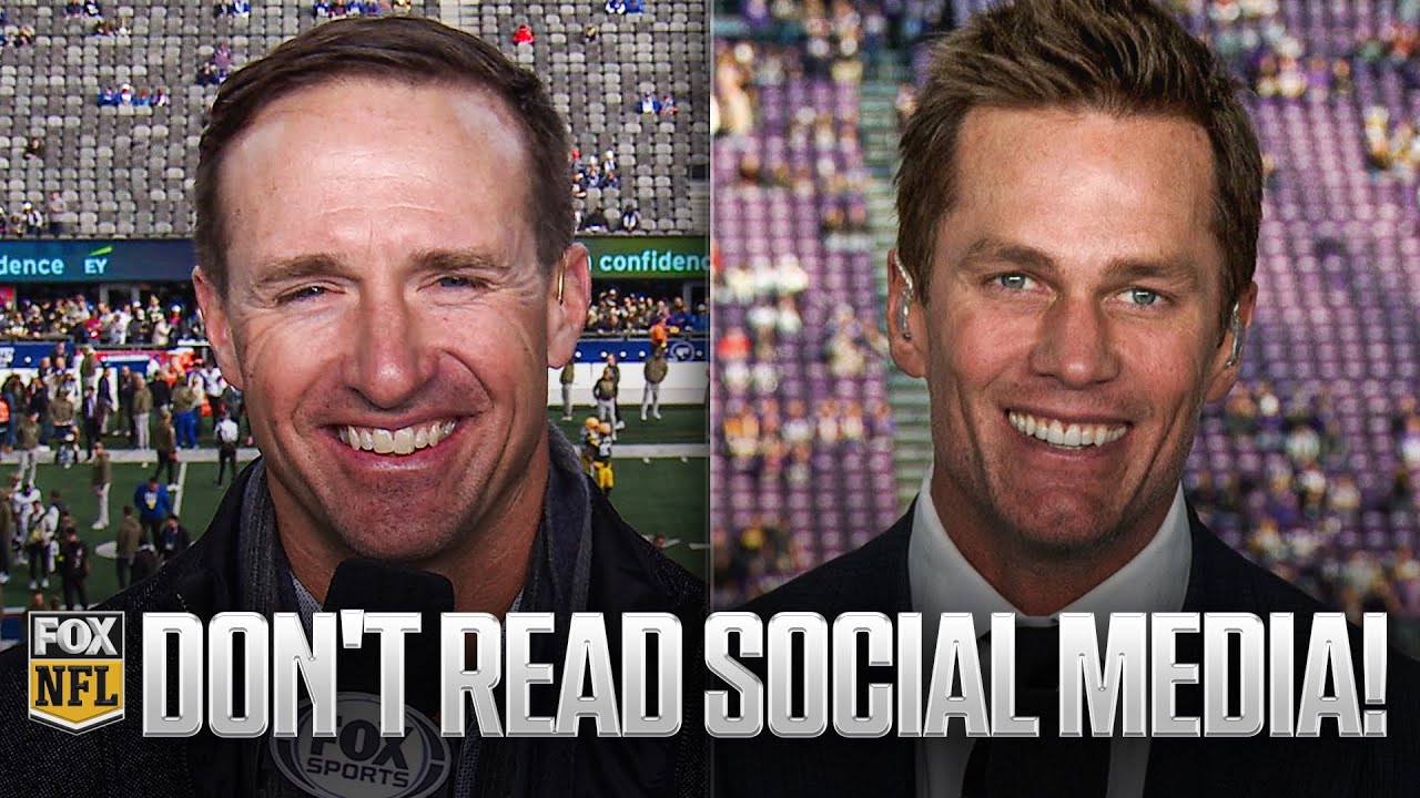 Tom Brady gives broadcasting advice to Drew Brees 🤝 Go Head-to-Head in NFL Trivia | FOX NFL Sunday