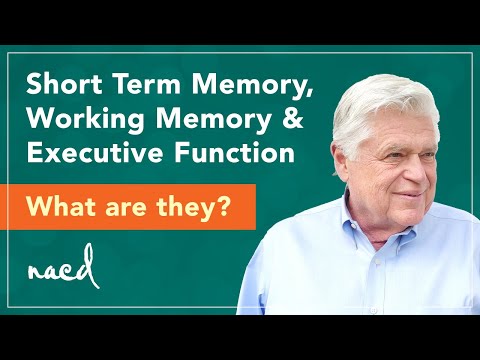 Short Term Memory, Working Memory & Executive Function