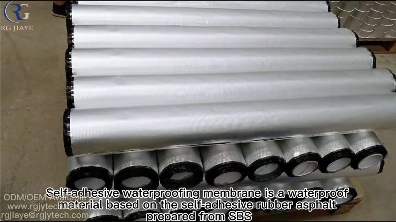 Self adhesive waterproofing modified bitumen membrane