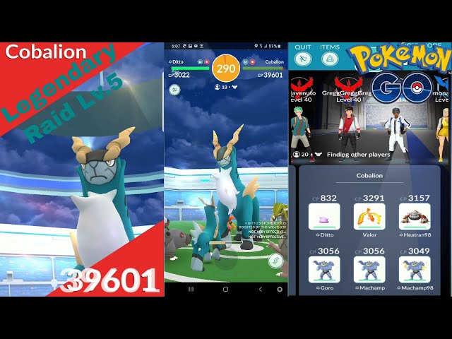 Pokemon GO: Cobalion raid counters for November 2021