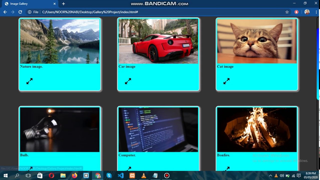 Image Gallery Using Html & Css [Free Source Code]