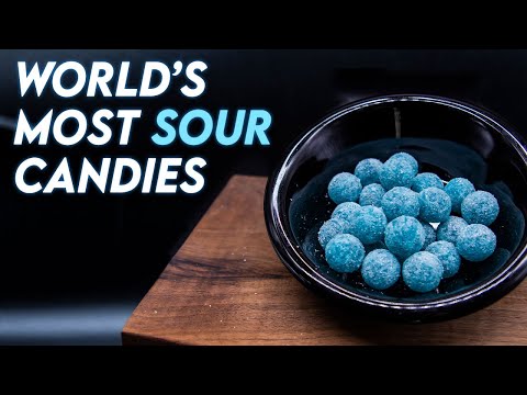 are these the worlds most sour candies? 🥵 || #shorts #shortscooking #tastetest #recipes #sourcandy