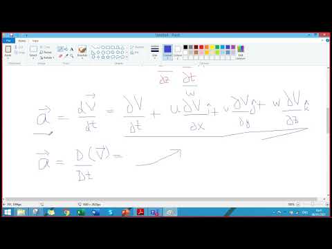 The Material Derivative - Unsteady and Spatial (Fluid Mechanics - Chapter 4, Part 2) #FluidMechanics
