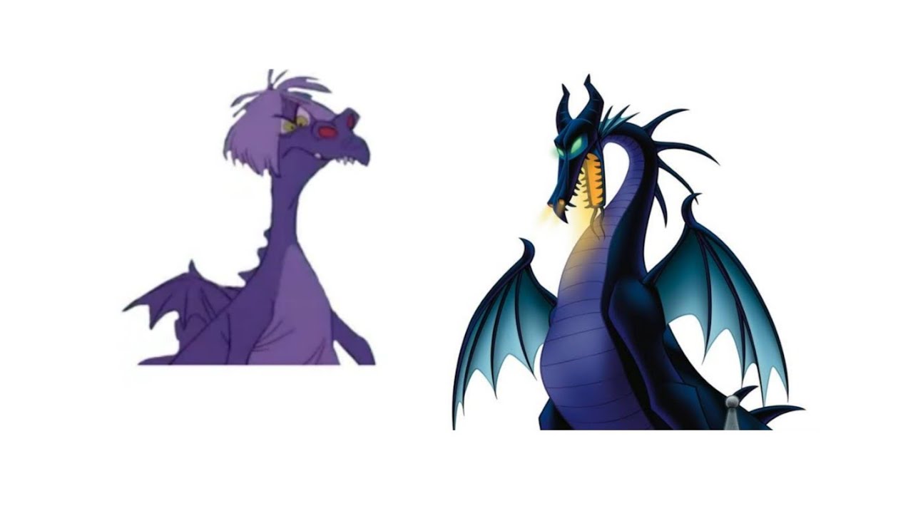 Maleficent Dragon vs Mim Dragons