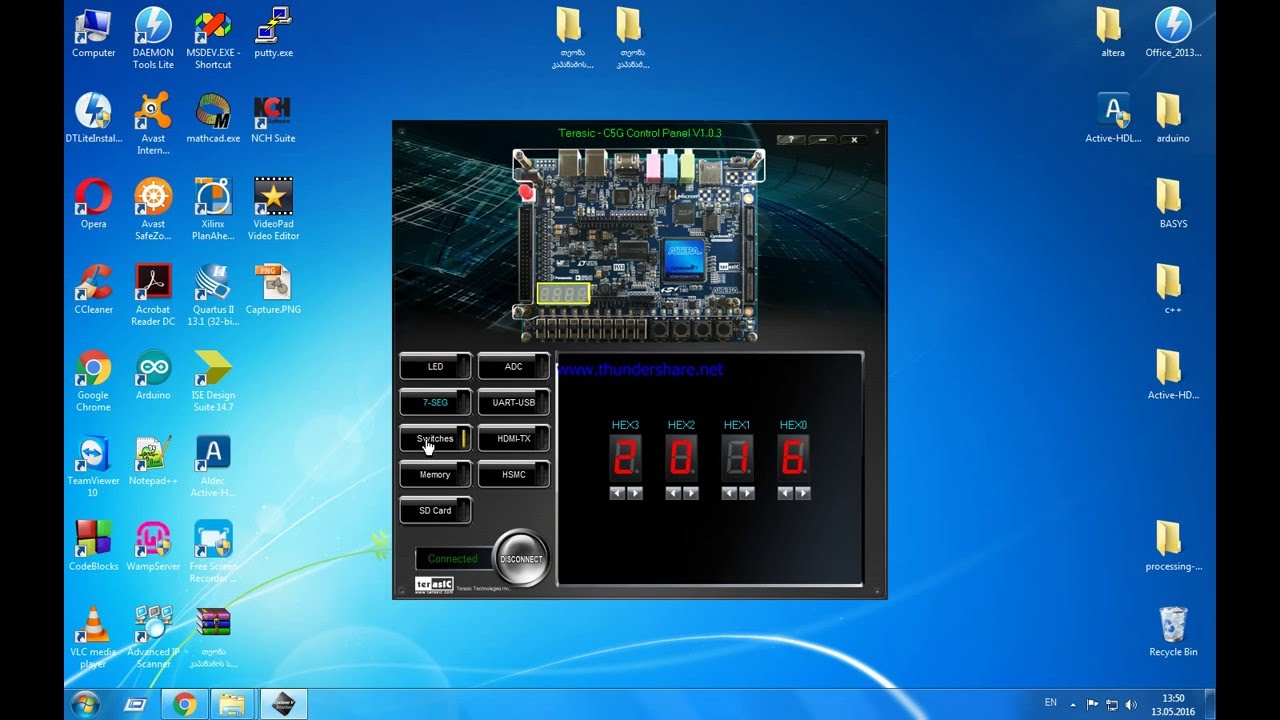 CYCLONE C5G Control Panel