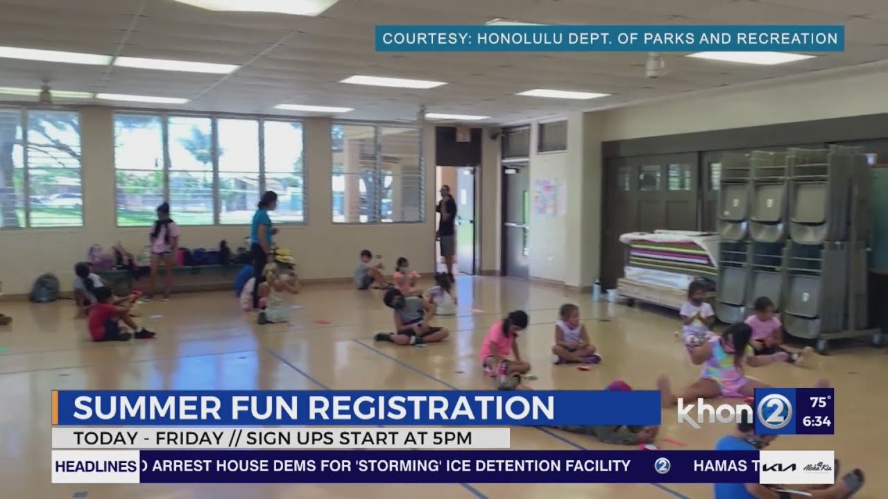 Registration opens for Honolulu’s Summer Fun program