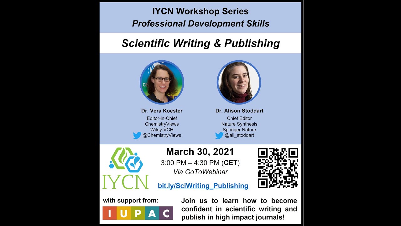 IYCN Workshop: Scientific Writing and Publishing