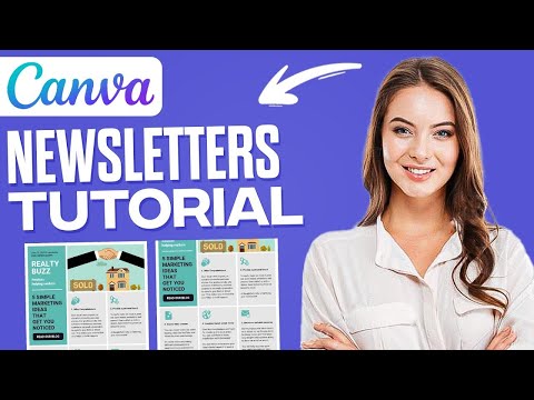How To Make Newsletters In Canva | Step By Step For Beginners