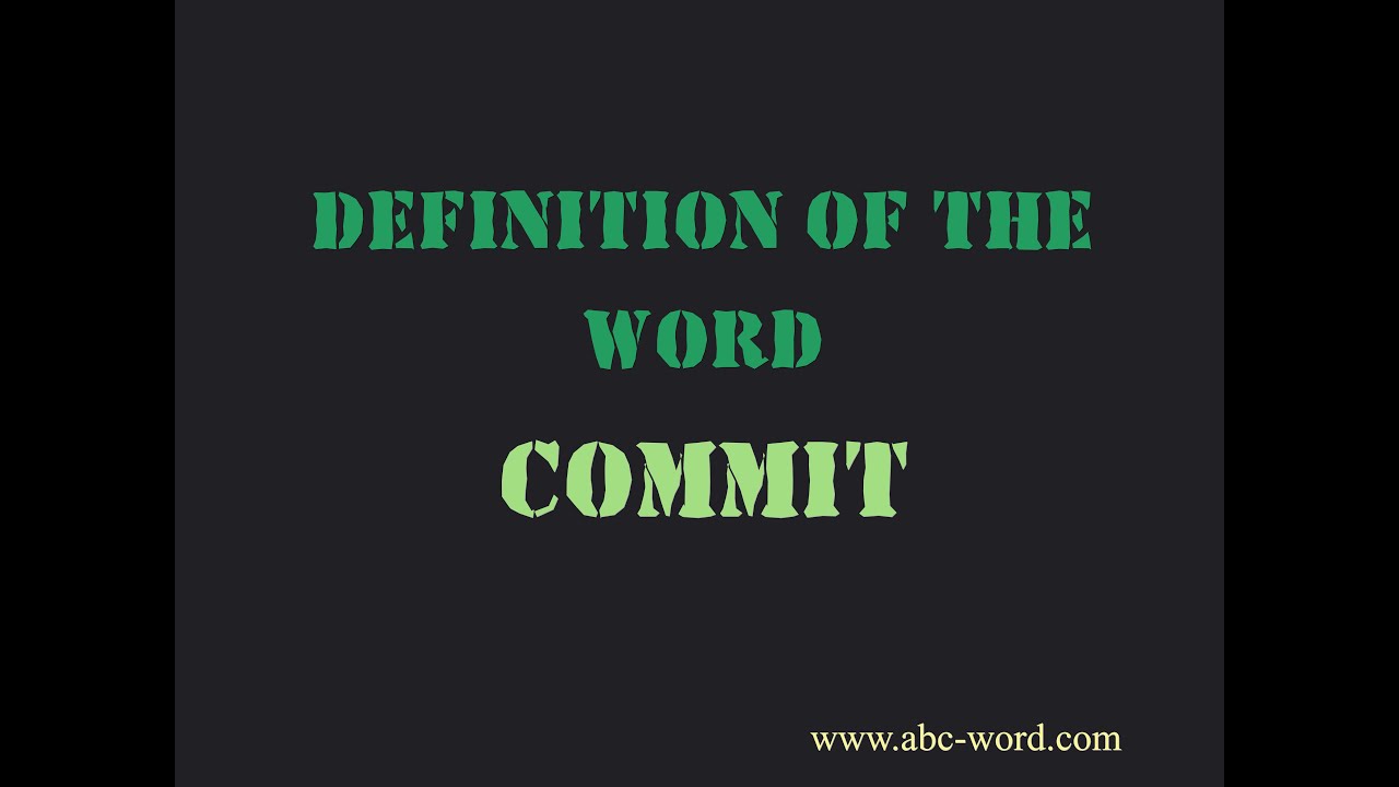 Definition of the word 