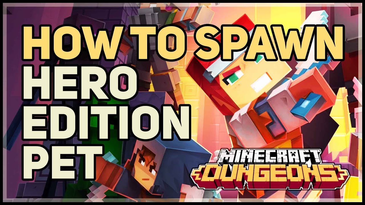 How to use Baby Chicken Hero Edition Pet Minecraft Dungeons