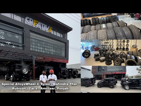 Special AlloysWheels & Tyres | Mahindra Thar | Rubicon | Cars | Creative Wheels | Amritsar, Pb