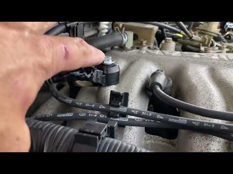Nissan Frontier Xterra V6 VG33e knock sensor P0325 P0328 fix without teardown, simple relocation DIY