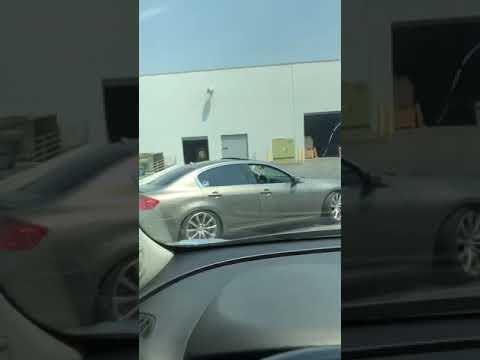 G37 sedan donuts with open diff
