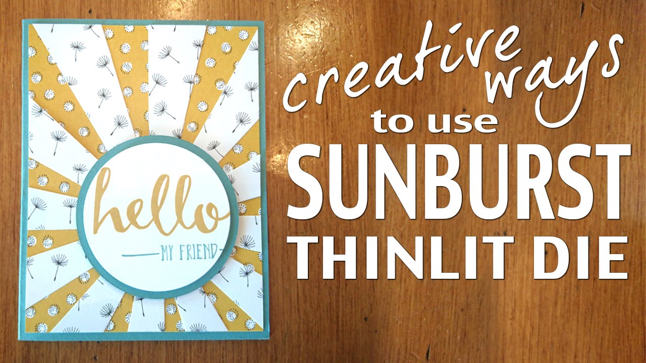 Stamping Jill - Sunburst Thinlit Die