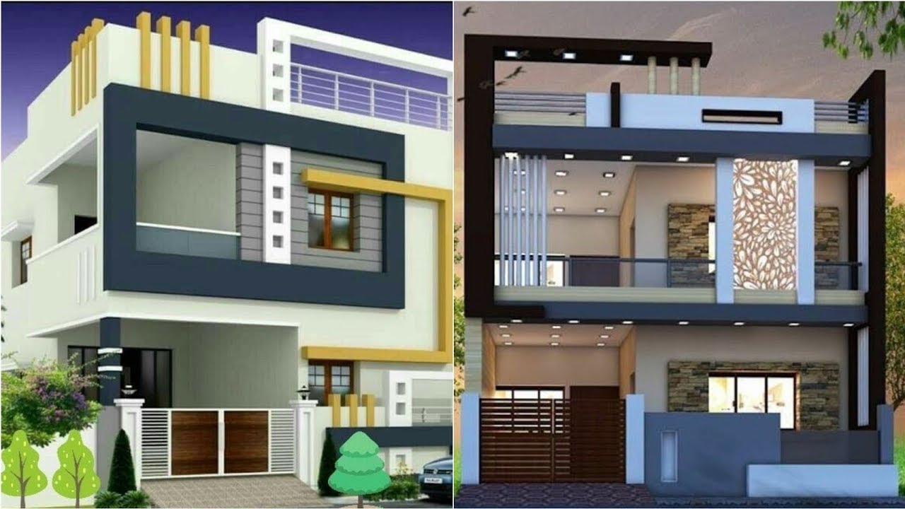 Top 40 Two Floor Front Elevation Designs 2022 || Latest Double Floor House Front Designs 2022