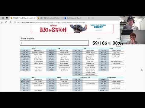 MLB & NFL STATS LEADERS QUIZ 2024 EP5